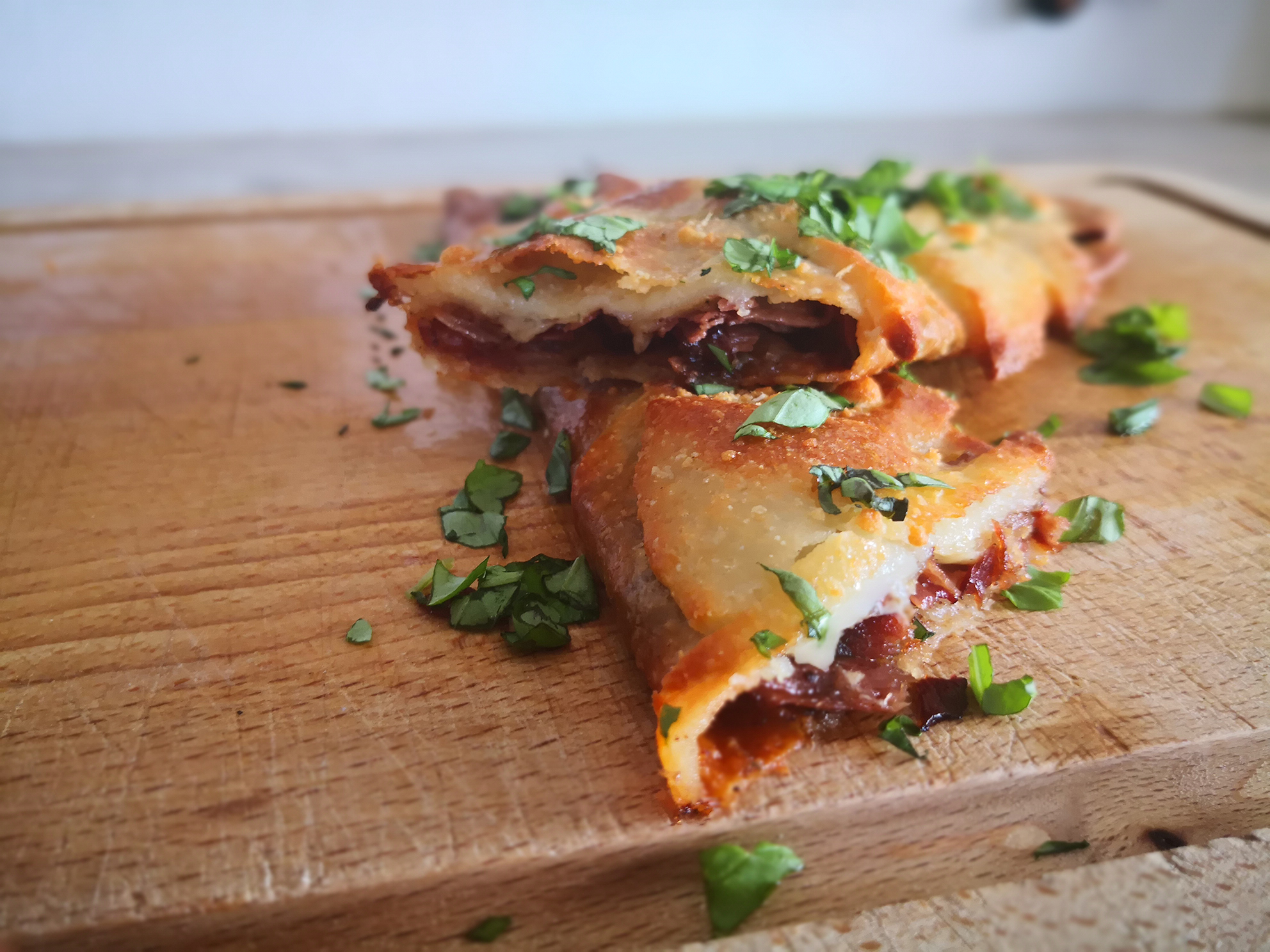 LCHF / Keto: Parma-skinke-san brød
