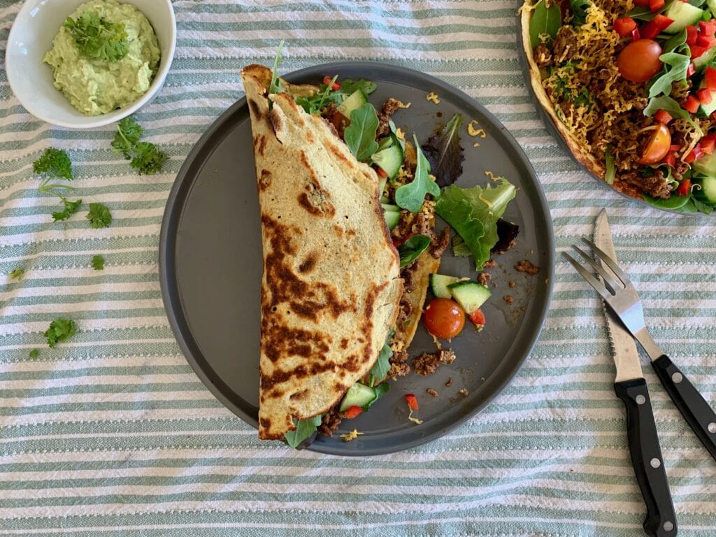 Tynde Keto pandekager med mexikansk fyld - Ketoliv